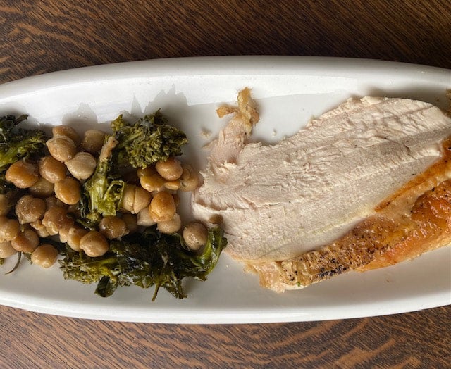 Braised Chicken and Chickpeas w Broccoli Rabe (DF, GF, A-I, P, GLP1 ...